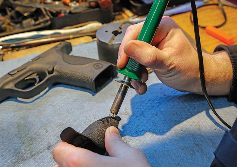 Easy Kitchen DIY: How to Stipple the Grip On Your Polymer Pistol