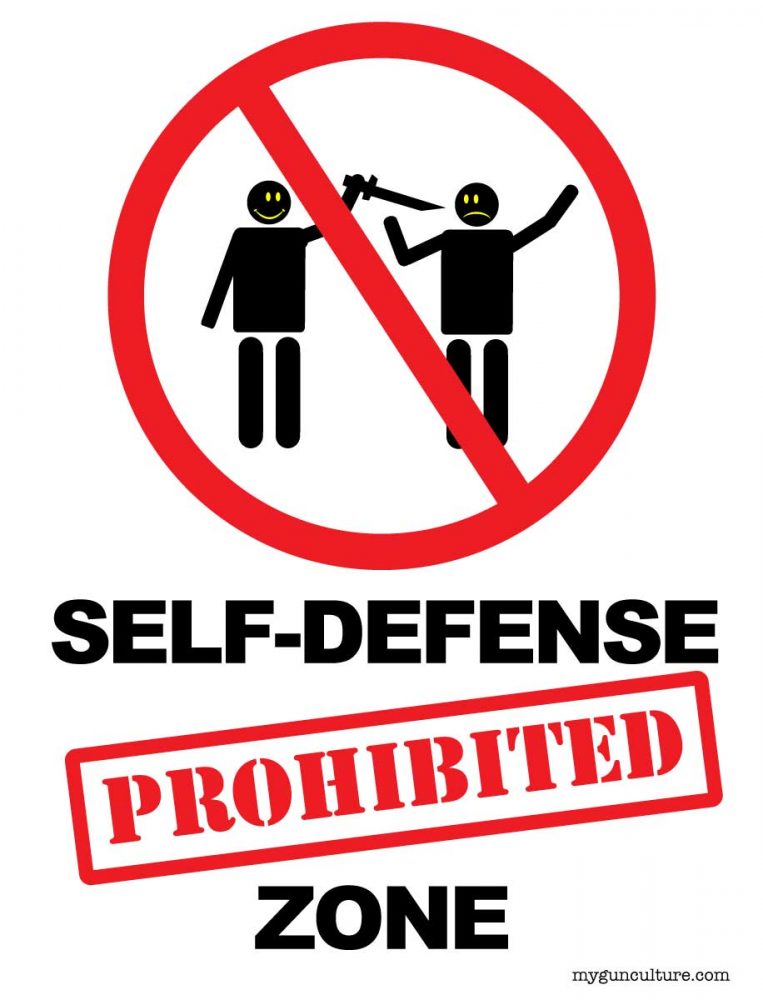 Gun Free Zones a.k.a. Self Defense Prohibited Zones