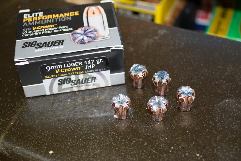 Ammo Test: Sig Sauer Elite Performance V-Crown 9mm 147-grain